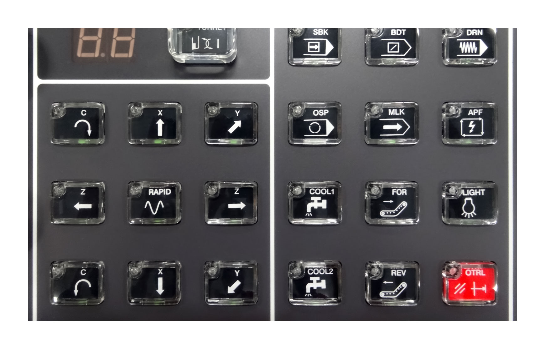 Anti-Touch Acrylic CNC Fanuc Milling Control Operation Panel | Yeu-Lian ...