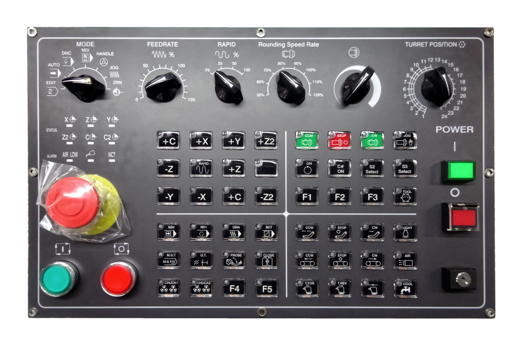 Anti-Touch Acrylic CNC Fanuc Milling Control Operation Panel | Yeu-Lian ...