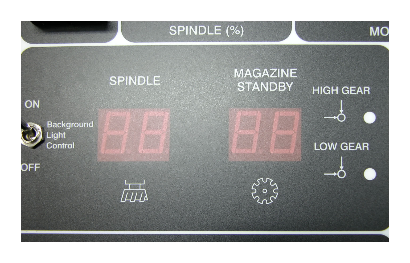 New Transparent Button CNC Machining Center Operator Panel